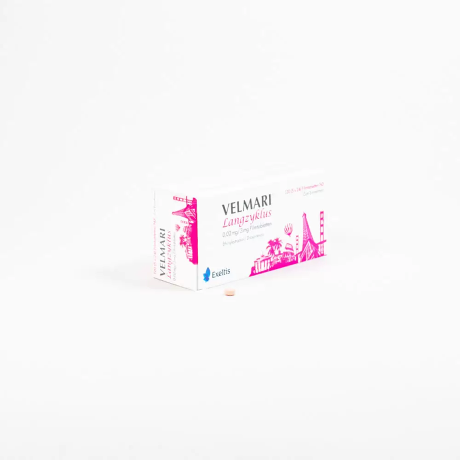 VELMARI Langzyklus - Orales Kontrazeptivum von Exeltis